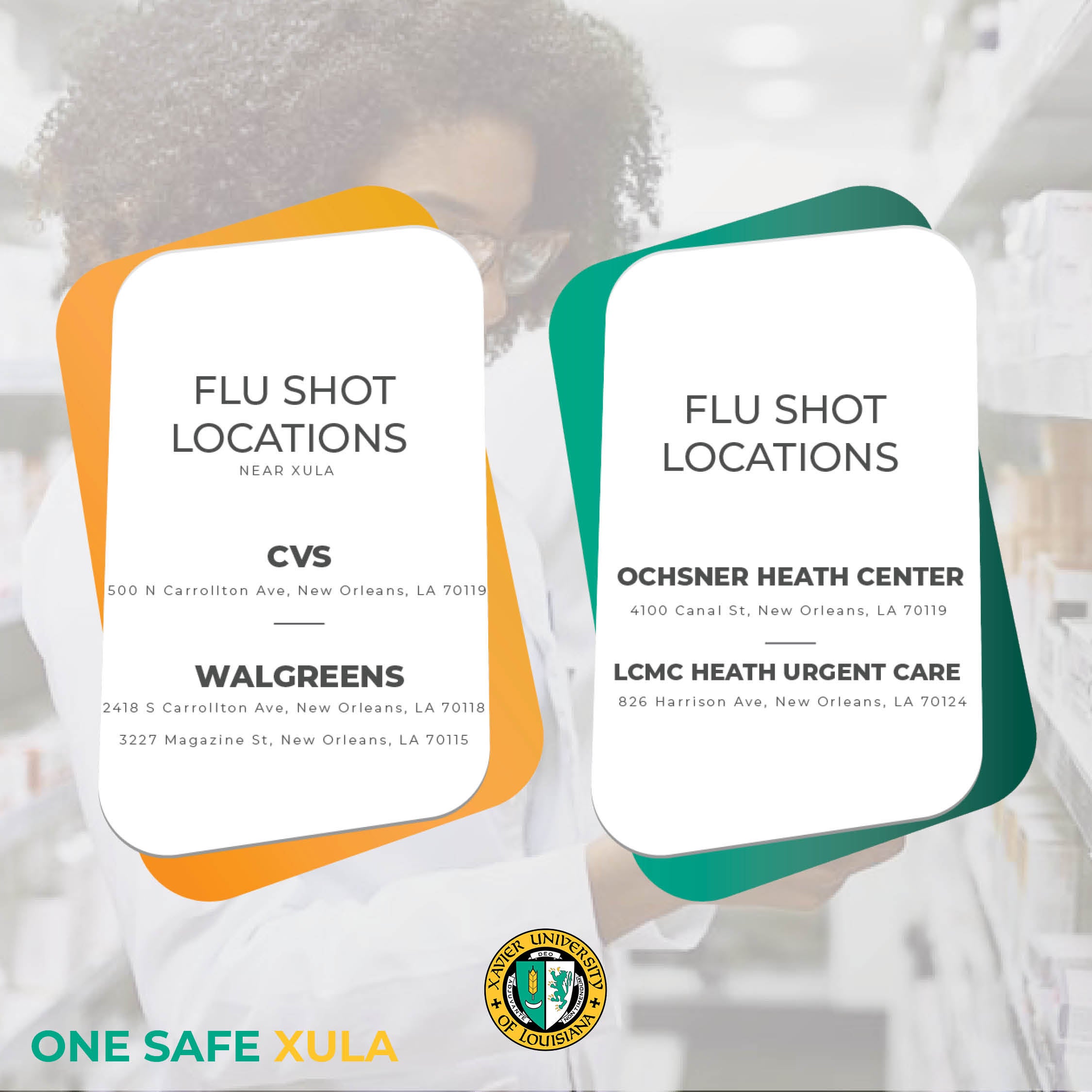 Flu Shot | Xavier University of Louisiana