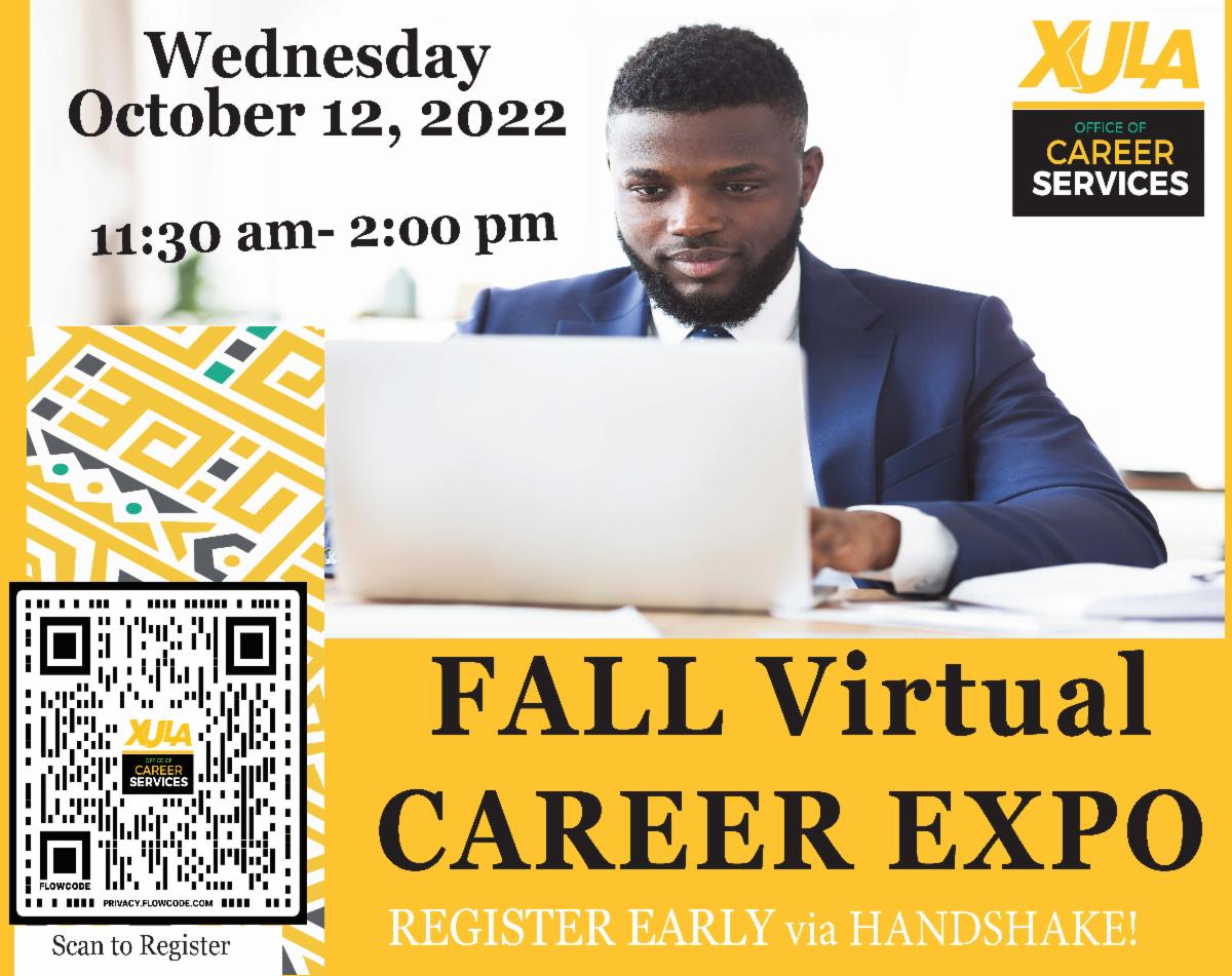 Fall Virtual Career Expo - Xavier University of Louisiana