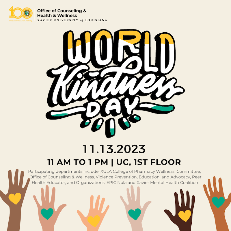 World Kindness Day - Xavier University of Louisiana