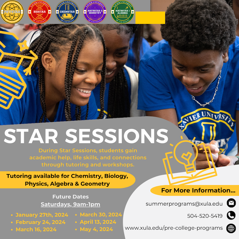 Star Programs | Xavier University of Louisiana
